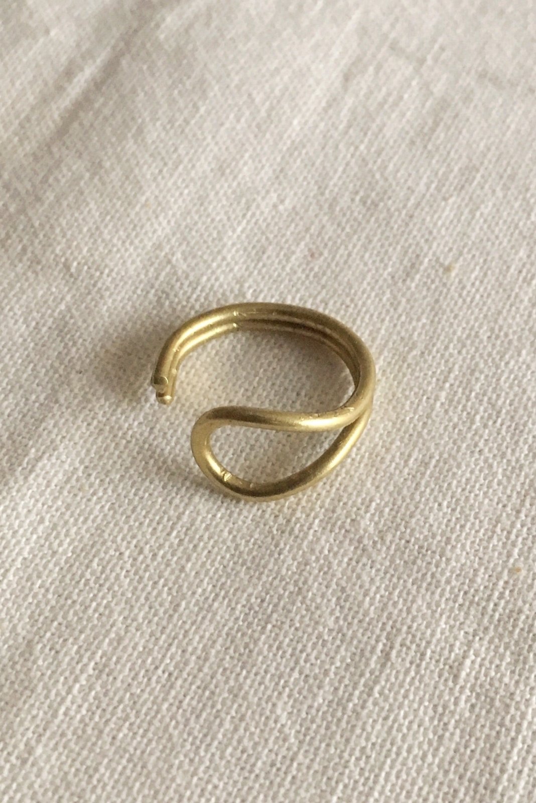 Samaka Ring- Mahnal Contemporary Brass Jewelry | Mahnal